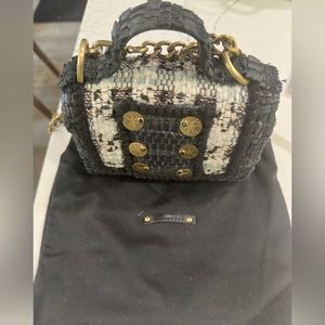 Kooreloo | Bags | Authentic Kooreloo Tweed And Black Crossbody Bag ...